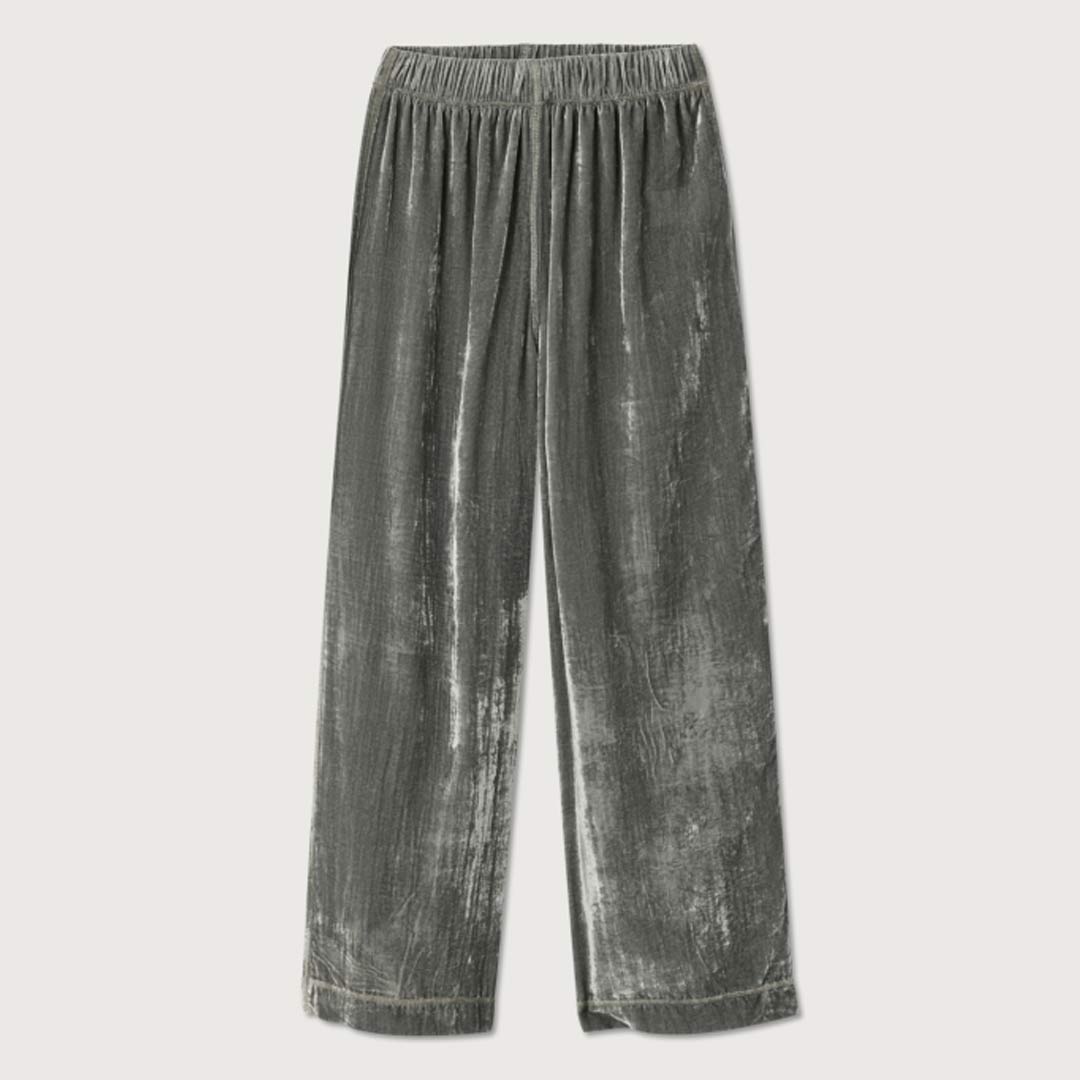 AMERICAN VINTAGE ANK10A velourbukser - Souricette grå – HAUSFRAU