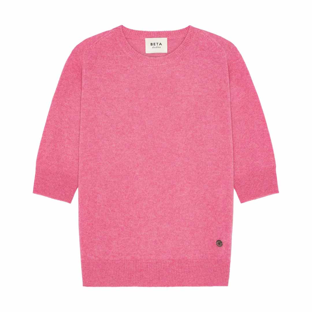 BETA STUDIOS cashmere: Anna Ladysleeve strik - Pink Power – HAUSFRAU