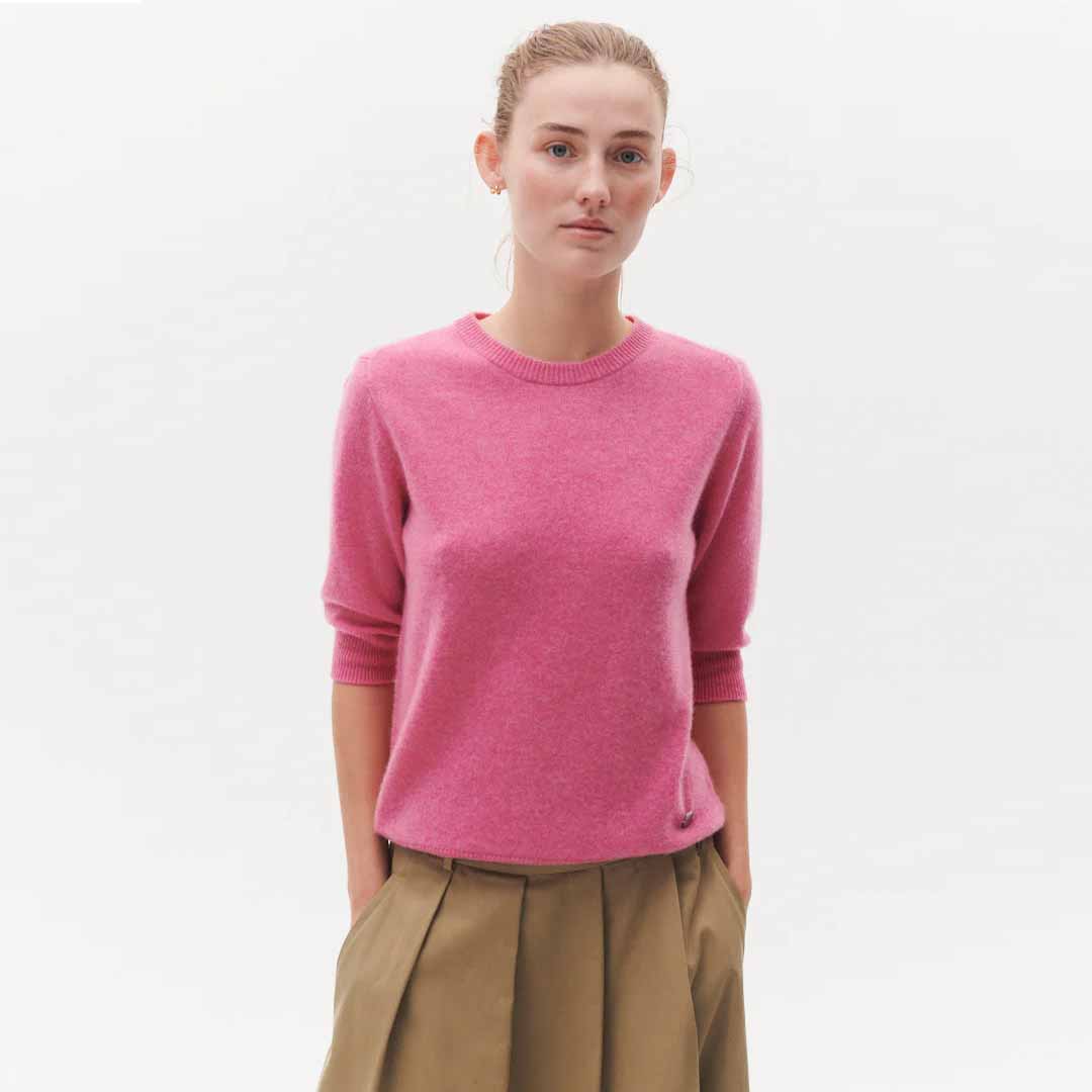 BETA STUDIOS cashmere: Anna Ladysleeve strik - Pink Power – HAUSFRAU