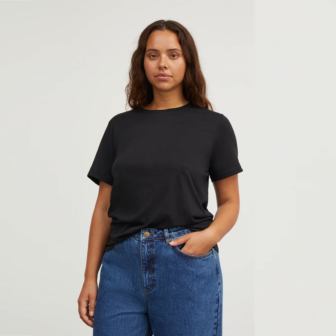 SKALL STUDIO t-shirt: Bæredygtig Andy Tee - sort ♥ HAUSFRAU
