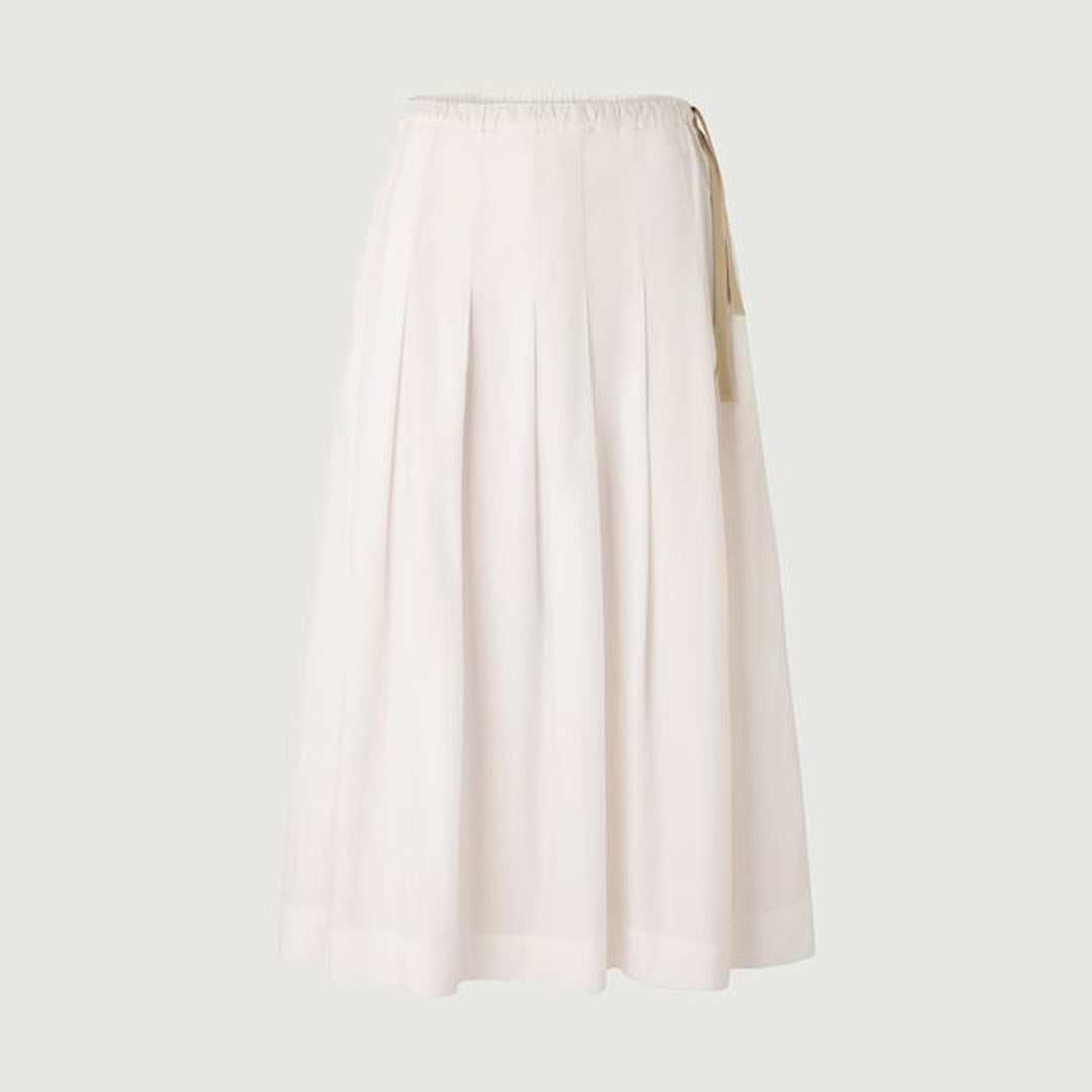 SOEUR Amalia nederdel – hvid A-formet nederdel | HAUSFRAU